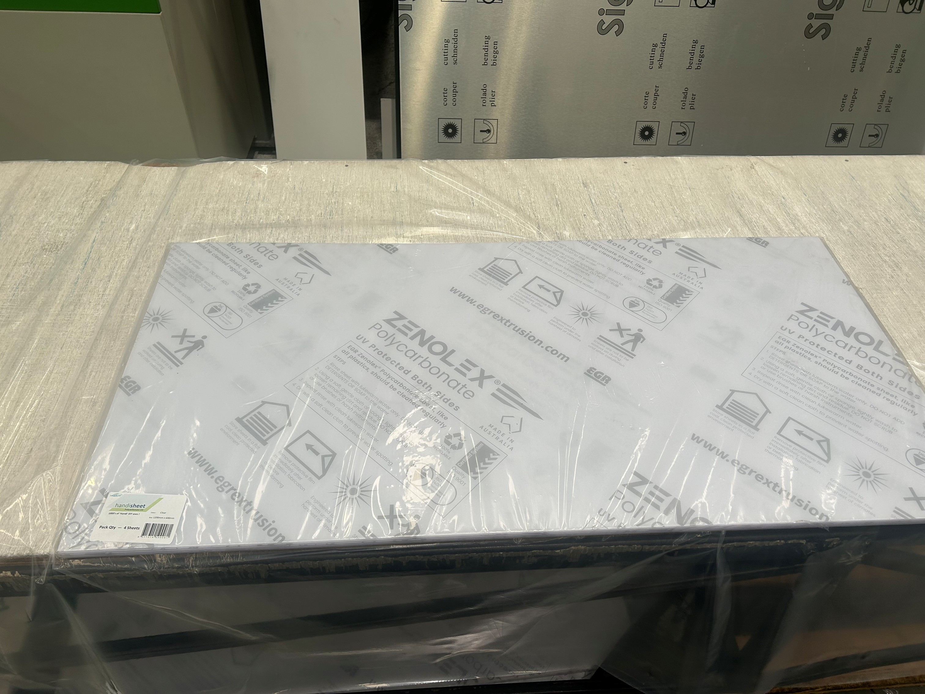 Laserlite Handi Sheet Polycarbonate UV2 Pack of 4 - JR Store