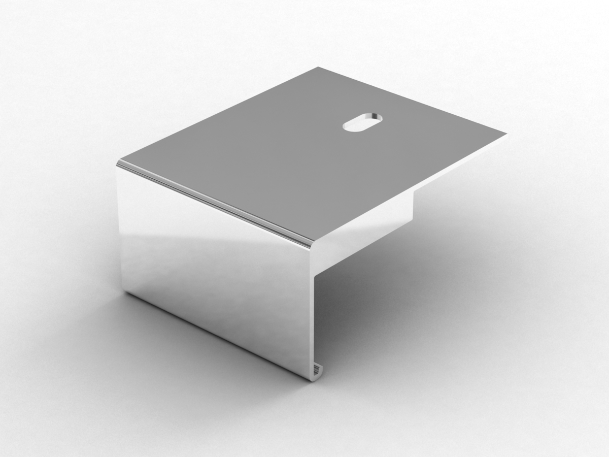 Aluminium end cap lock - 65mm - JR Store