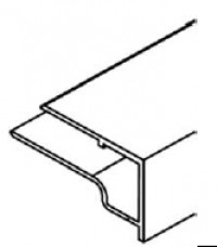 10mm Aluminium sheet end cap 6.0m - JR Store