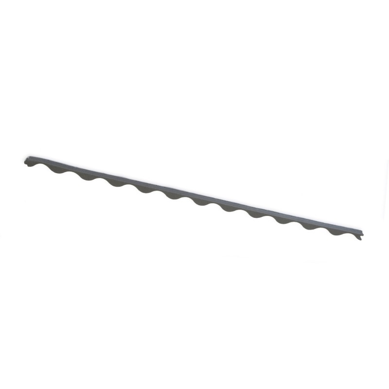 End closure strip - Corrugated Single (Black - 915mm) - JR Store