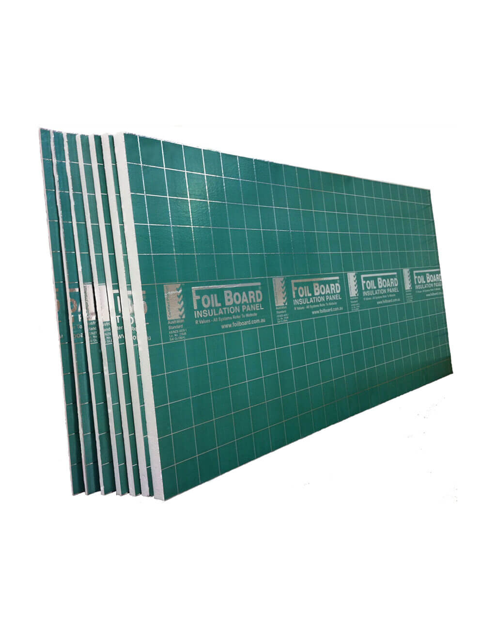 Foilboard - Green 30 - 2400 x 1200 x 30mm - 15 sheets per pack - JR Store
