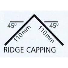 Polycarbonate Ridge Capping (B ) Clear Only - Up to 6.0m - JR Store